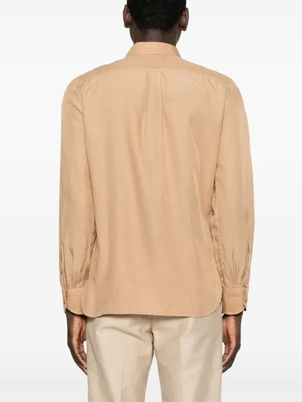 TOM FORD Twill Shirt - Brown