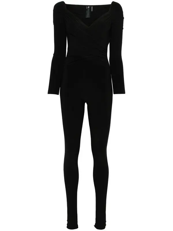 Norma Kamali Off-shoulder Jumpsuit - Black