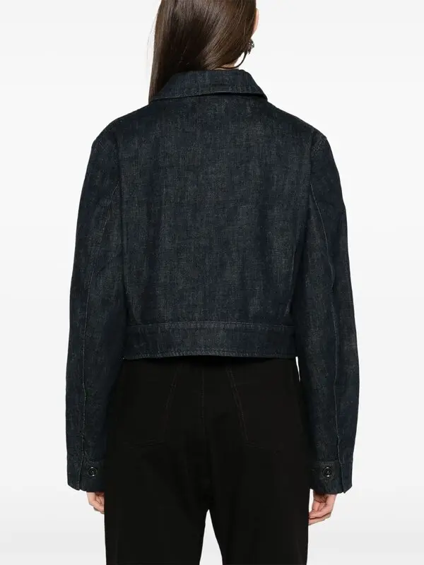 LEMAIRE Two Pocket Cropped Jacket - Blue