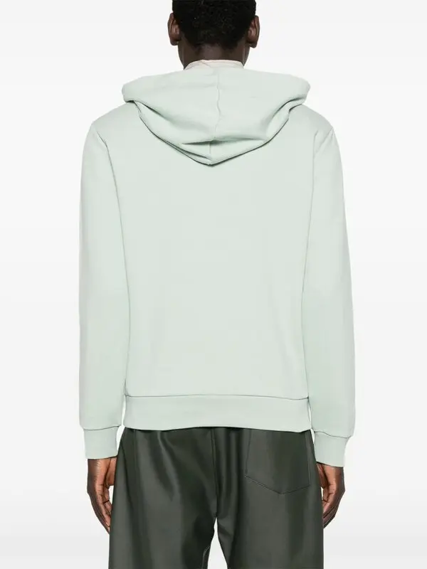 A.p.c. Flocked-logo Hoodie