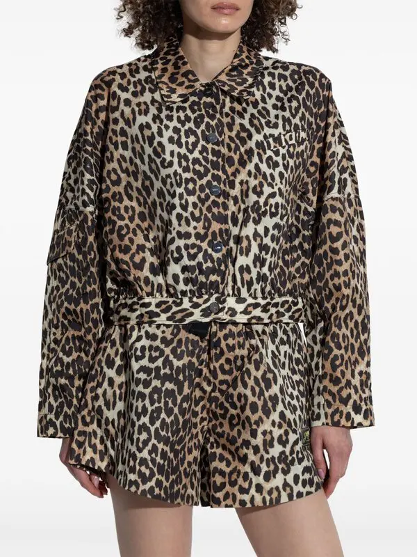 GANNI Leopard-print Jacket