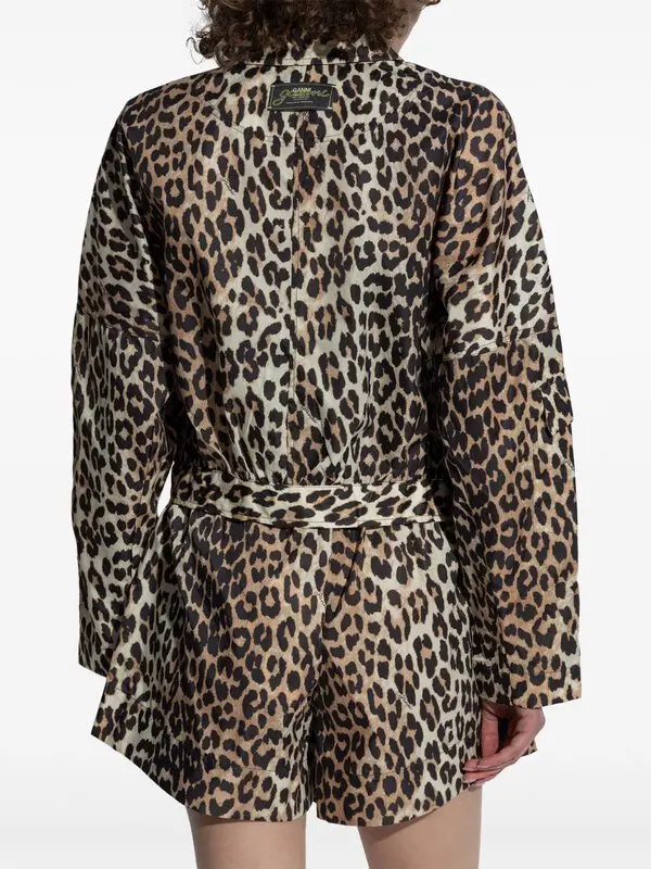 GANNI Leopard-print Jacket