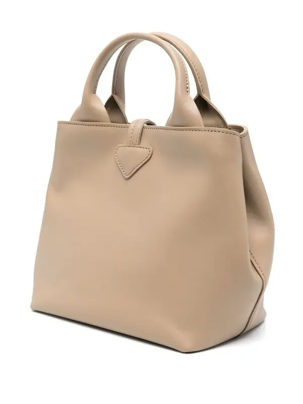 Longchamp Le Roseau Small Tote Bag - Neutrals