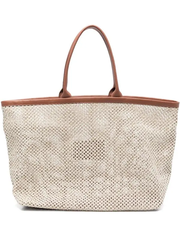 Eleventy Interwoven Tote Bag