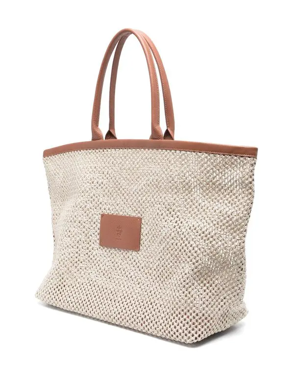Eleventy Interwoven Tote Bag