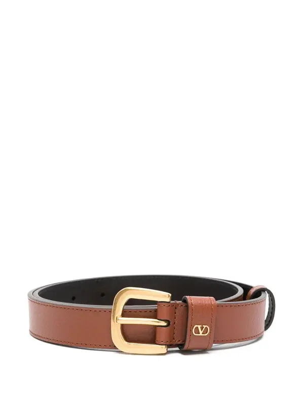 Valentino Garavani Mini Vlogo Signature Belt - Brown