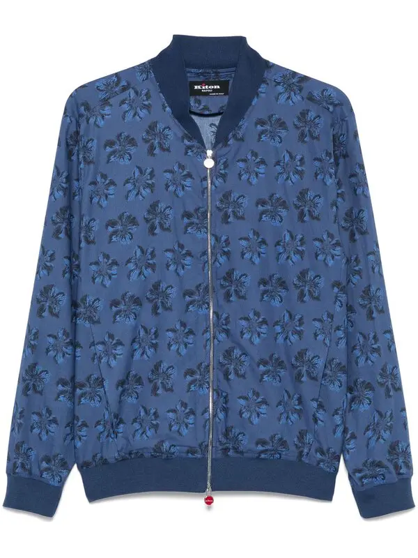 Kiton Floral-print Bomber Jacket