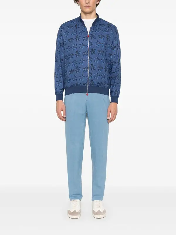 Kiton Floral-print Bomber Jacket