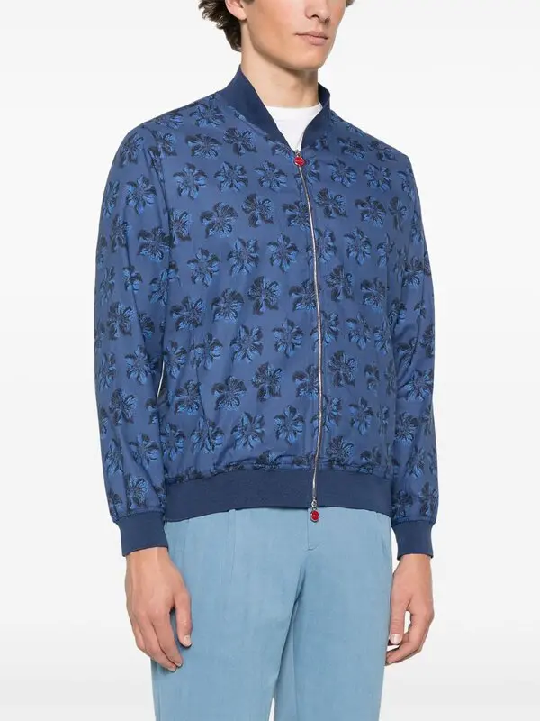 Kiton Floral-print Bomber Jacket