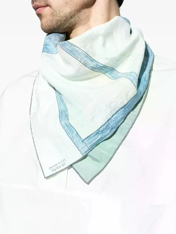 LEMAIRE Painterly-print Scarf