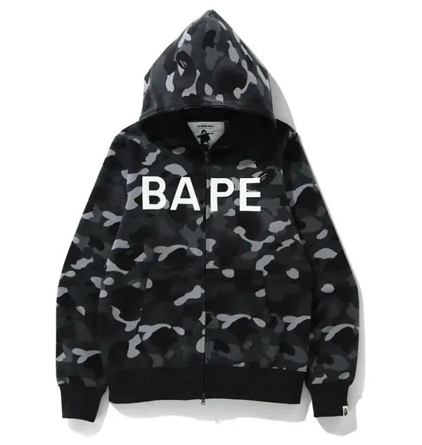 A BATHING APE Gradation Camo Full Zip Hoodie