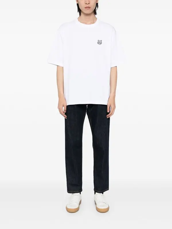 Maison Kitsuné Bold Fox Head Patch T-shirt - White