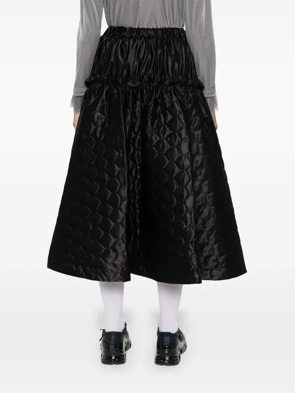 スカート noir kei ninomiya COMME des GARCONS Noir Kei Ninomiya X Comme Des Garcons Satin Skirt In Black