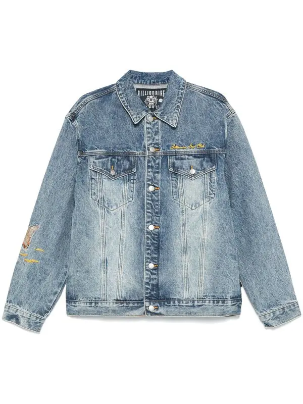 BILLIONAIRE BOYS CLUB Duck Embroidered Denim Jacket