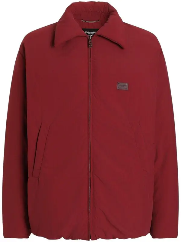 Dolce & Gabbana Logo-plaque Bomber Jacket