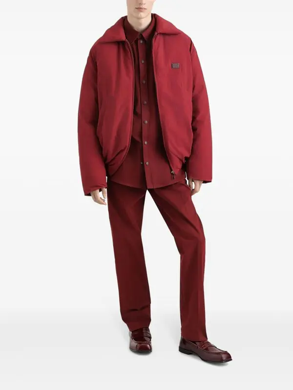 Dolce & Gabbana Logo-plaque Bomber Jacket