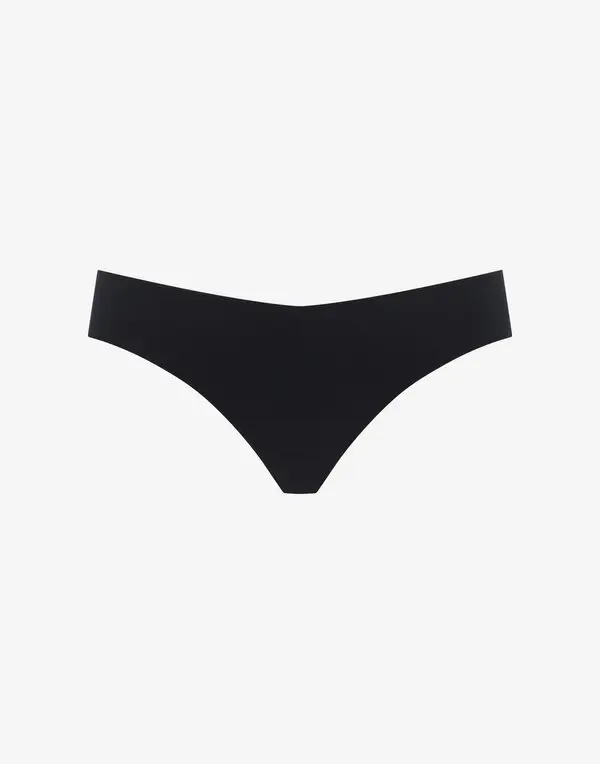 THIRDLOVE Zero Edge™ Invisible Thong Panty - Black