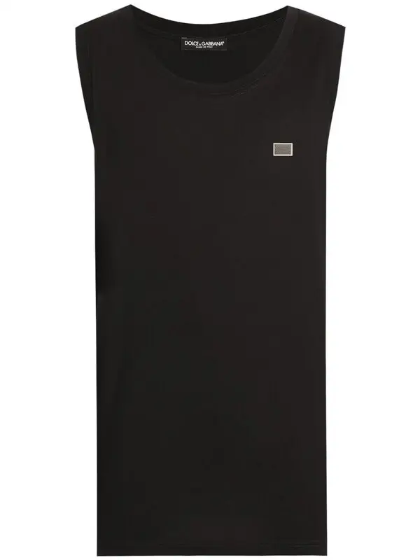 Dolce & Gabbana Vest With Embroidered Logo