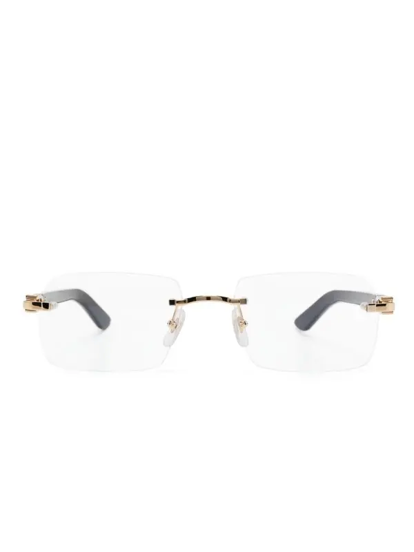 CARTIER Elongated C Glasses - Gold