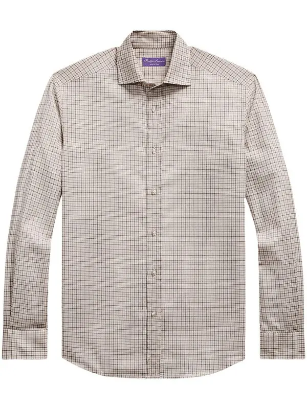 Ralph Lauren Purple Label Plaid-check Shirt