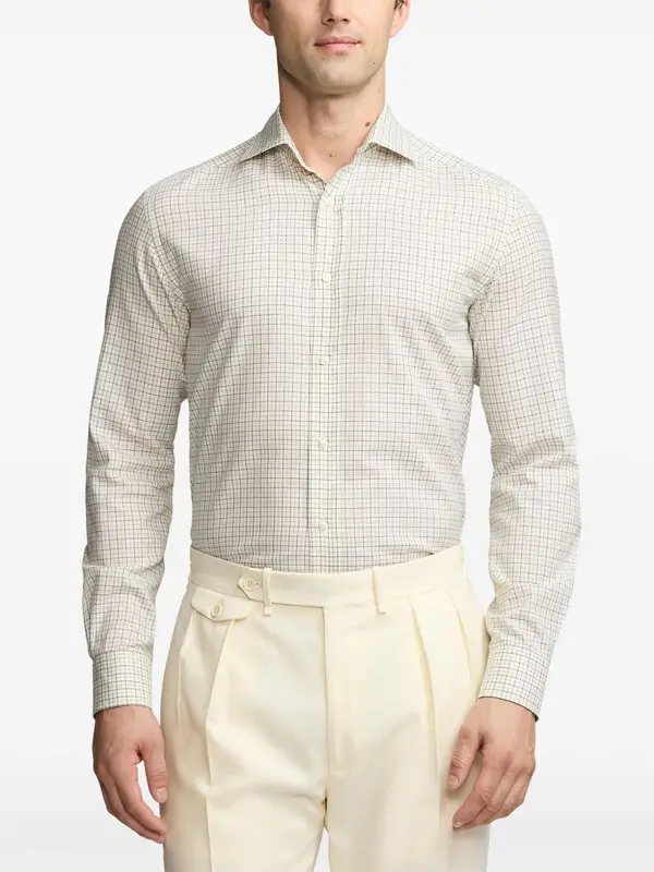 Ralph Lauren Purple Label Plaid-check Shirt