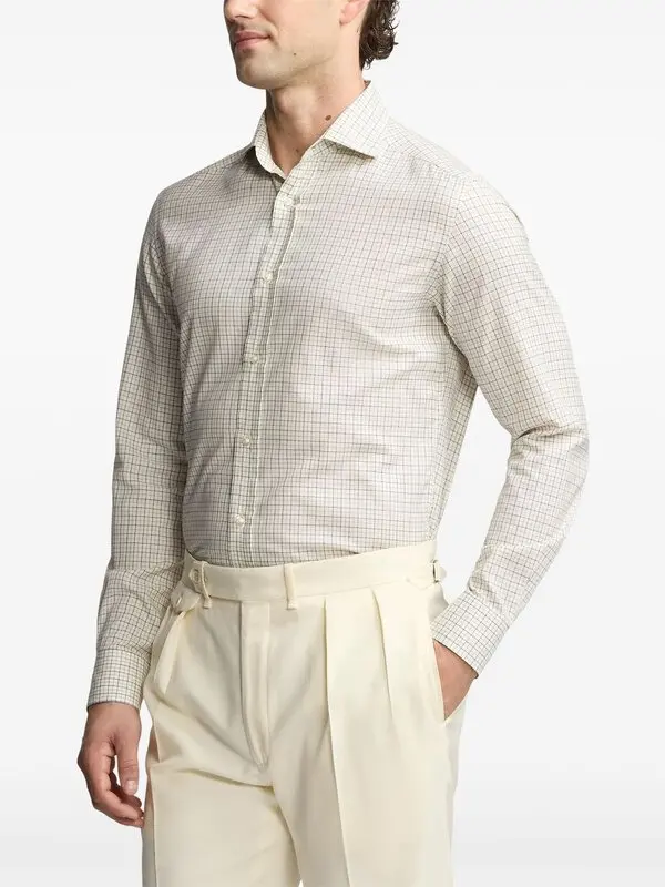 Ralph Lauren Purple Label Plaid-check Shirt