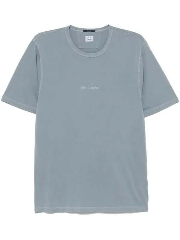 C.P. COMPANY Logo-print T-shirt - Blue