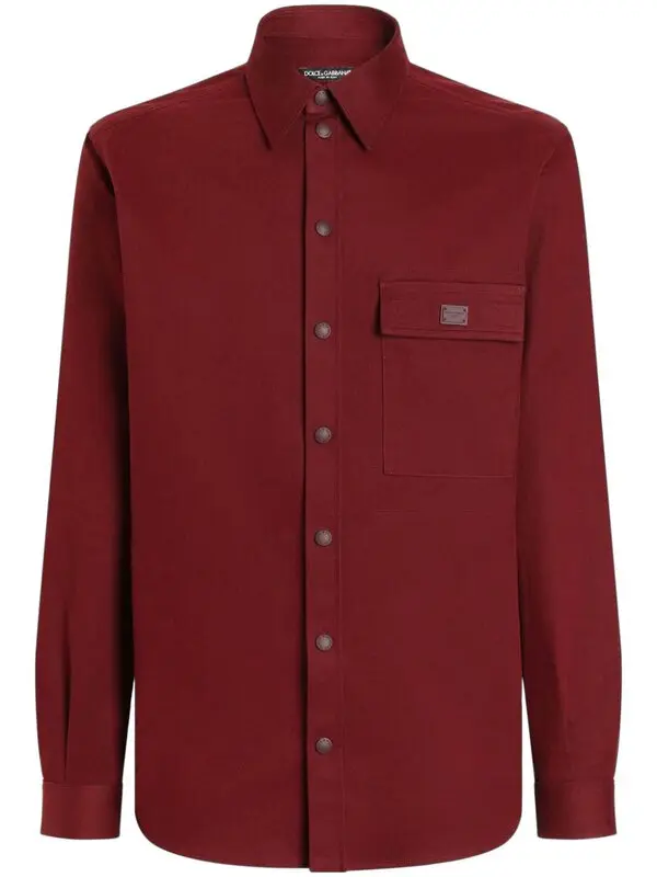 Dolce & Gabbana Logo-plaque Shirt