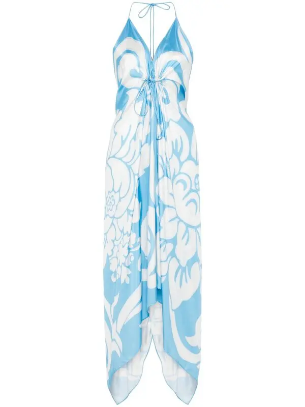 Etro Graphic-print Dress - Blue