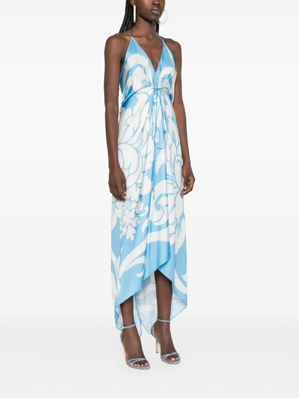 Etro Graphic-print Dress - Blue