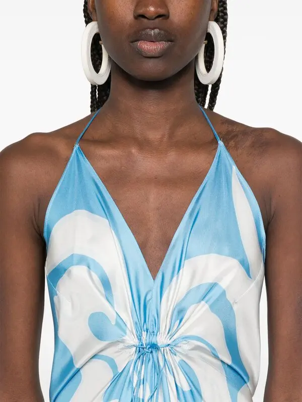 Etro Graphic-print Dress - Blue