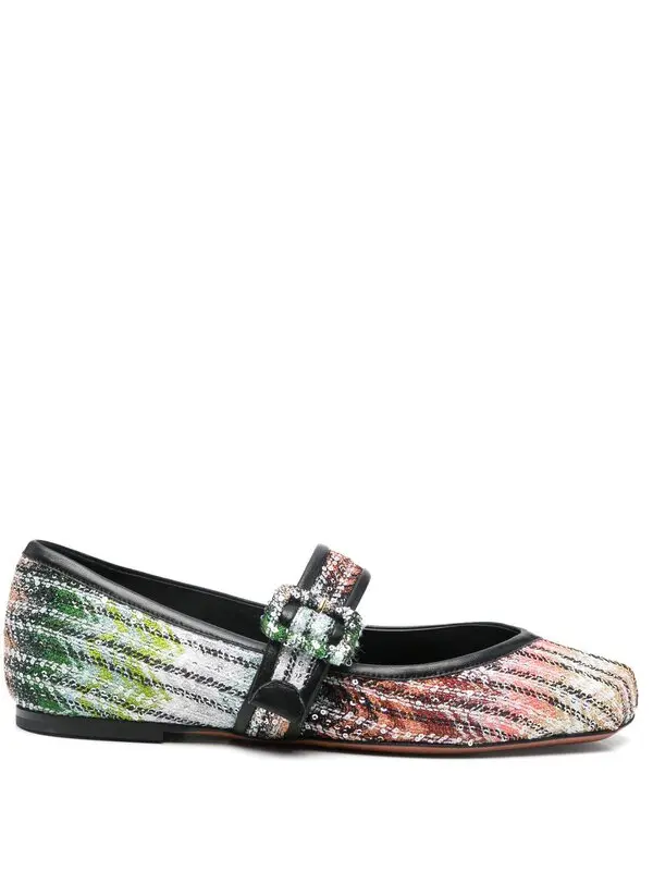 Missoni Woven Ballerina Shoes
