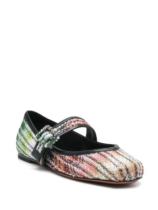 Missoni Woven Ballerina Shoes