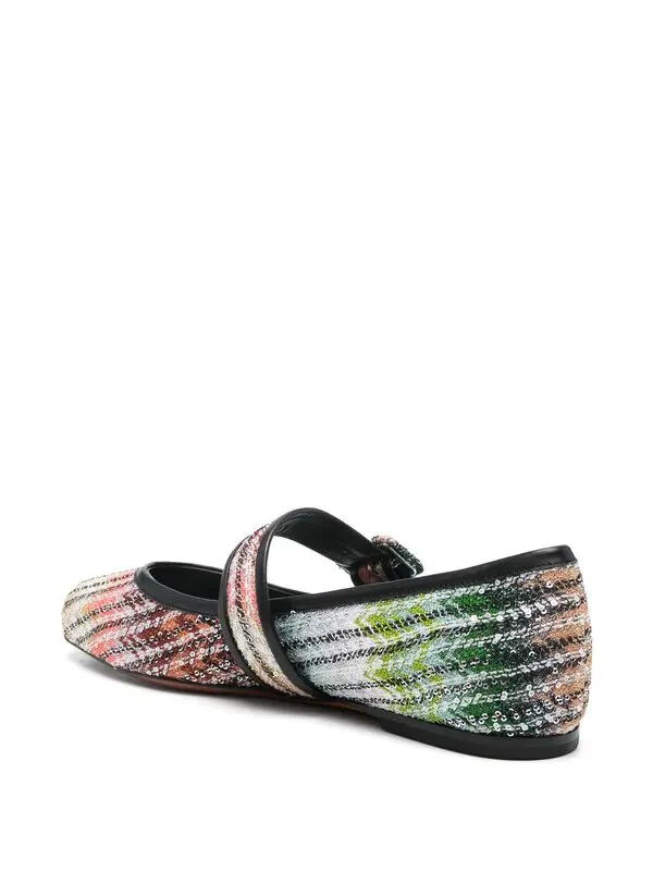 Missoni Woven Ballerina Shoes