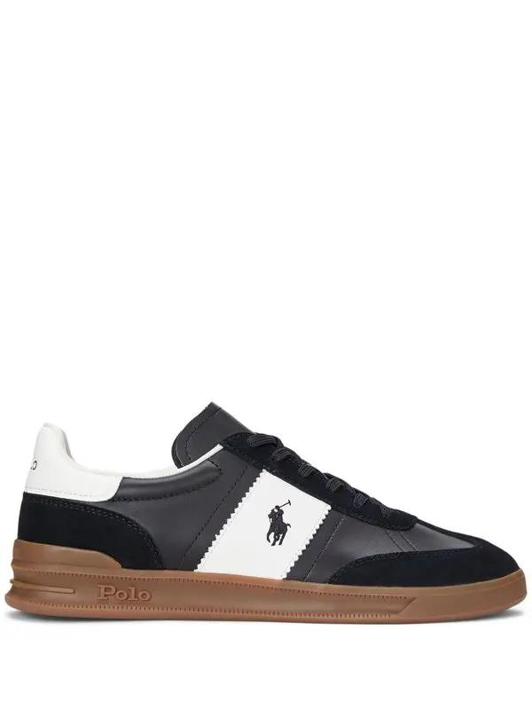 Polo Ralph Lauren Heritage Aera Logo Sneakers - Black