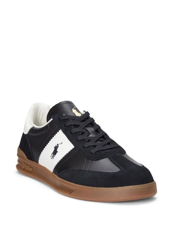 Polo Ralph Lauren Heritage Aera Logo Sneakers - Black