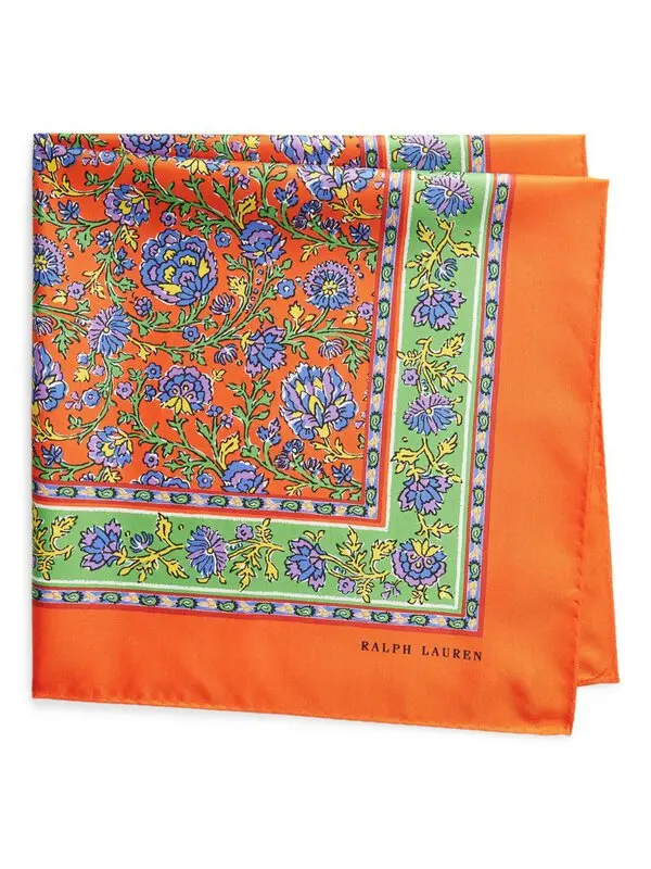 Polo Ralph Lauren Silk Scarf - Orange
