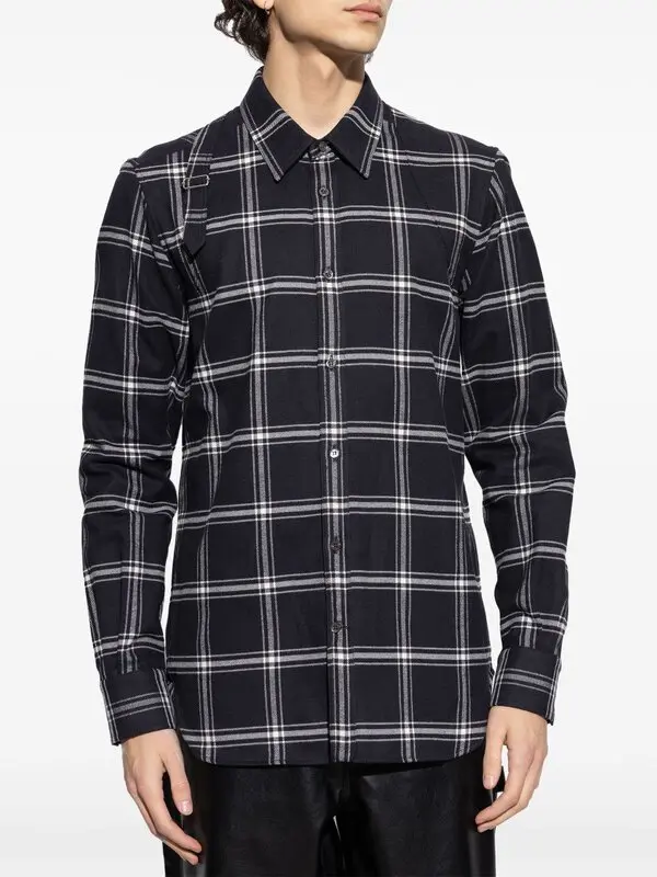 Alexander McQueen Plaid Harness Shirt