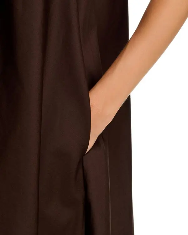 Co Gathered Midi Dress - Chocolate