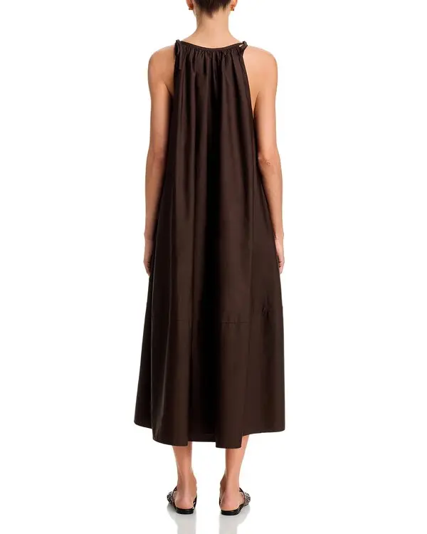 Co Gathered Midi Dress - Chocolate