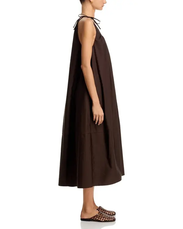 Co Gathered Midi Dress - Chocolate