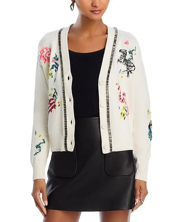 Cinq À Sept Nyla Embellished Cardigan