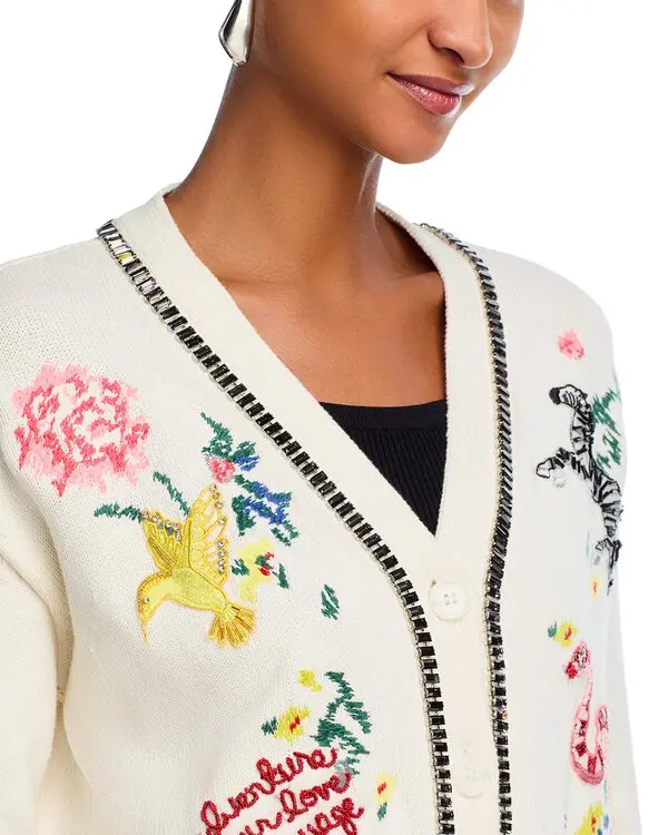 Cinq À Sept Nyla Embellished Cardigan