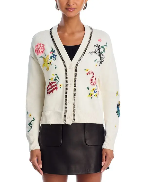 Cinq À Sept Nyla Embellished Cardigan