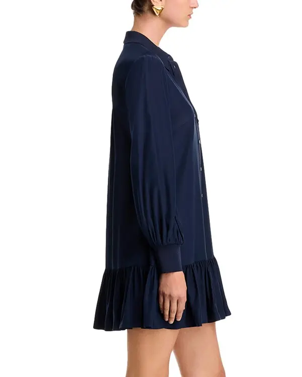 Cinq À Sept Lelaina Button Front Shift Dress