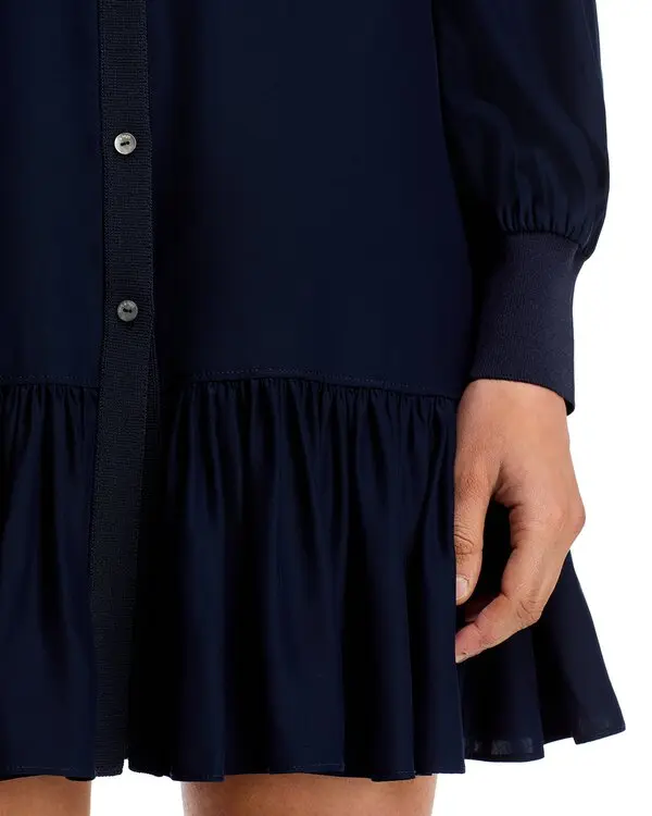Cinq À Sept Lelaina Button Front Shift Dress