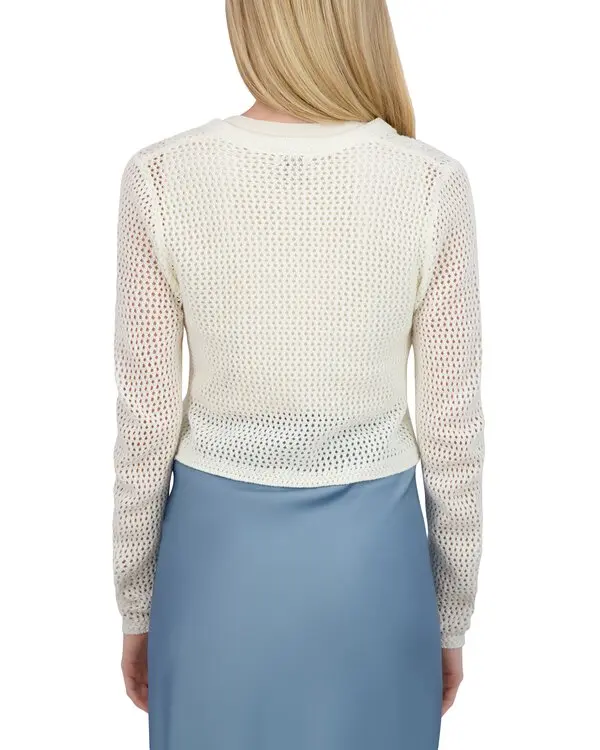 POINT Wide Knit Cardigan - Cream