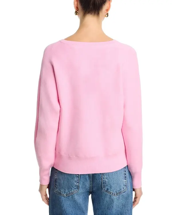 T Tahari Heart Stitch Sweater