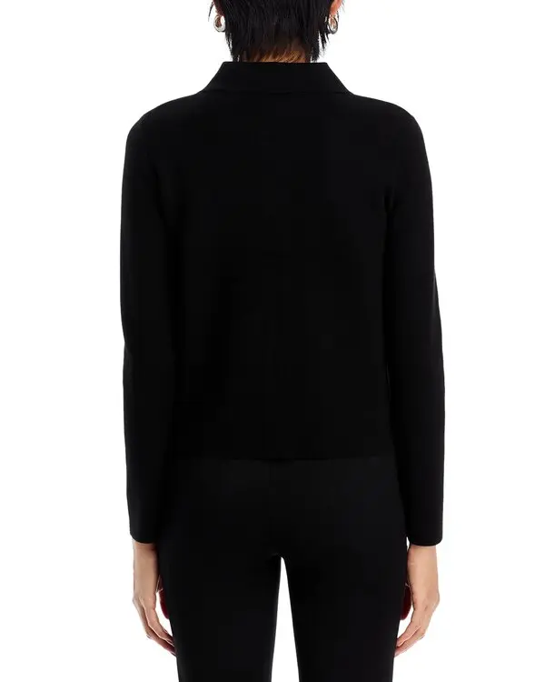 T Tahari Convertible Collar Jacket - Black