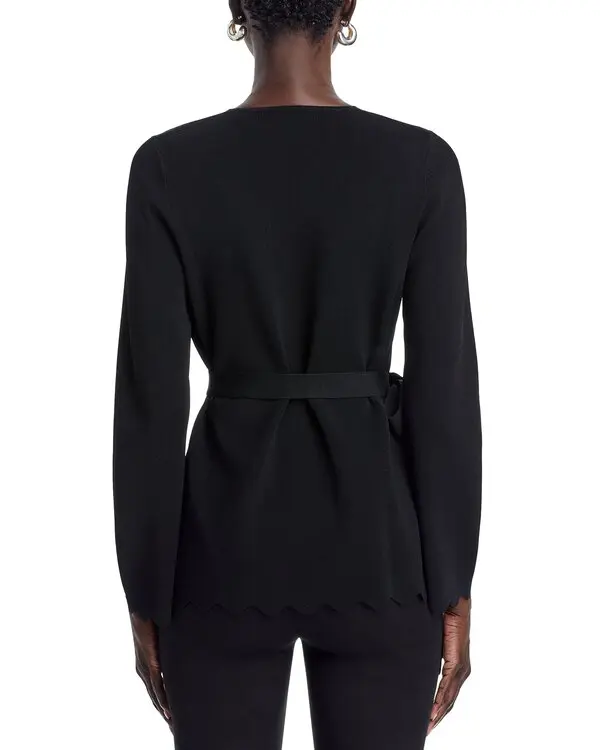 Elie Tahari Serenda Belted Sweater